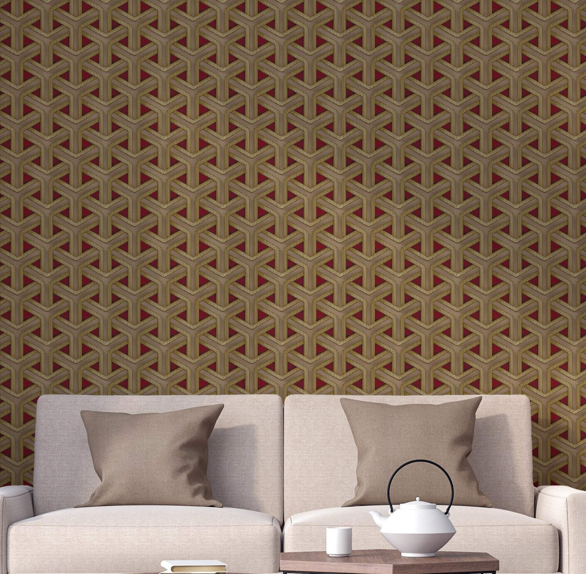 Hex Weave : Panama – Carmine Lake