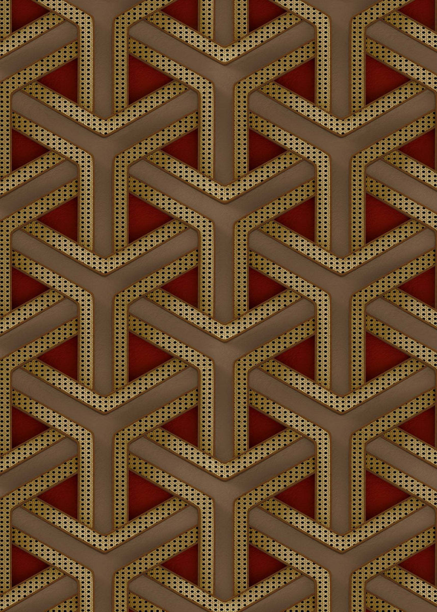 Hex Weave : Panama – Carmine Lake